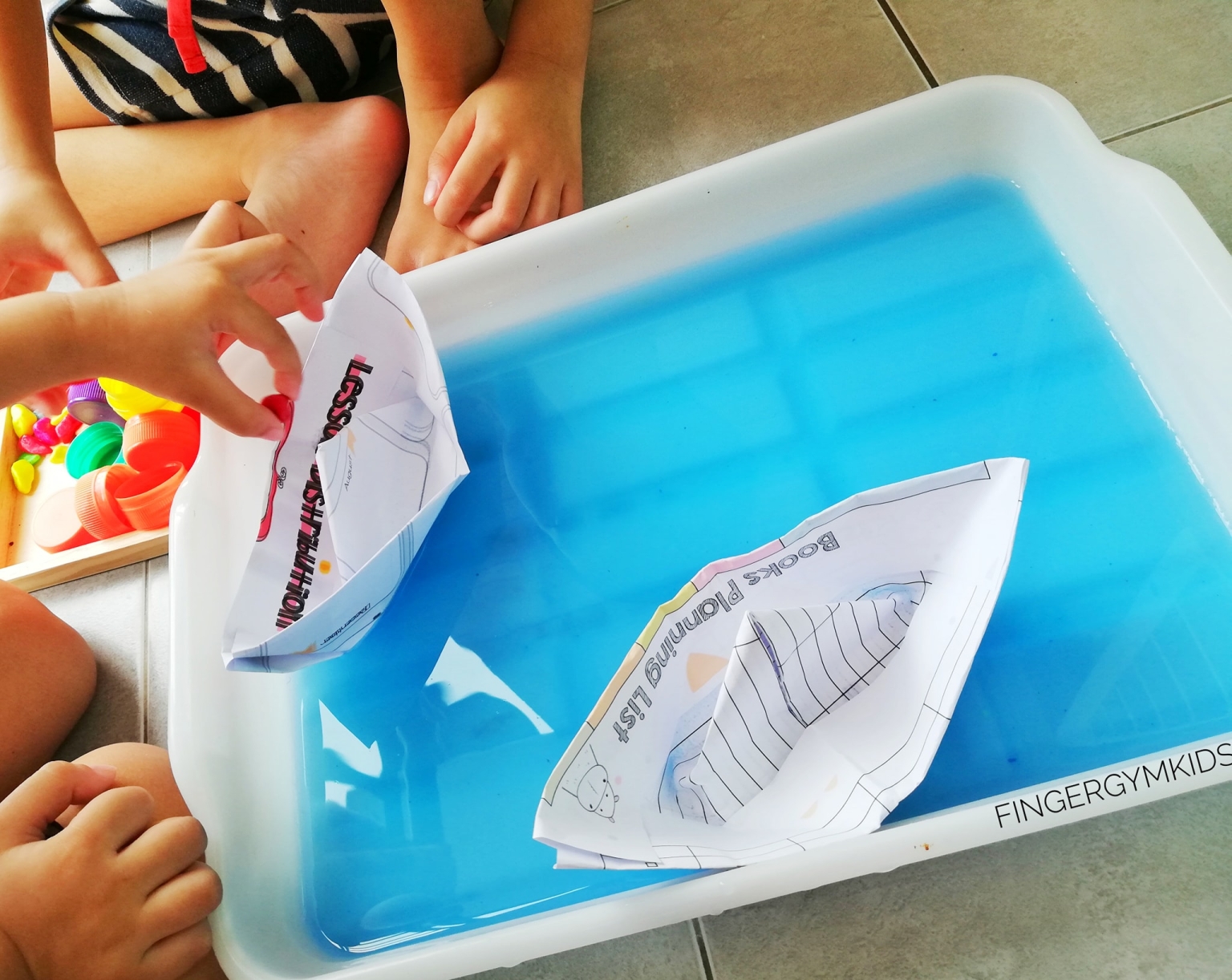 Make and Float Paper Boat Activity - Home School Hanis